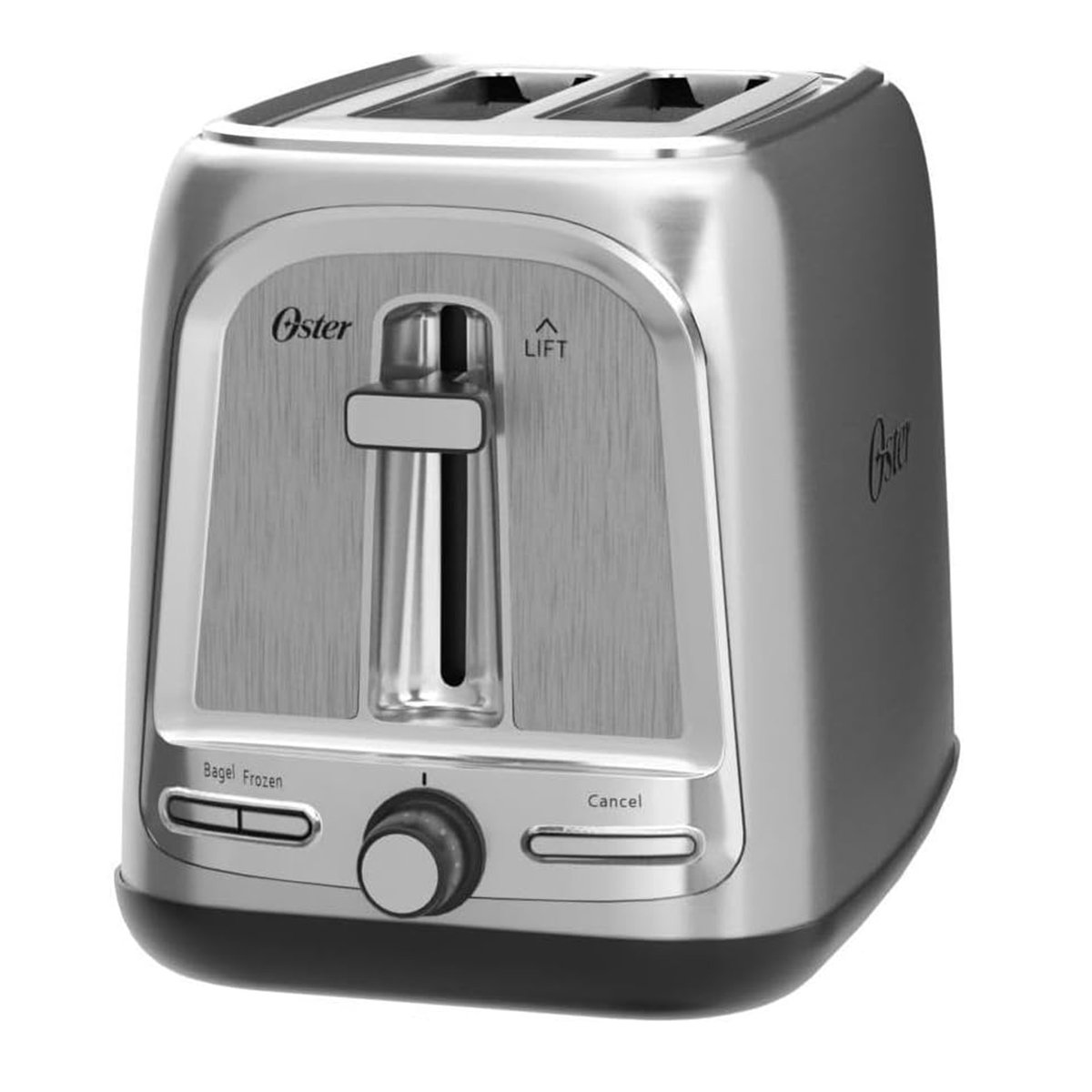 Oster 2-Slice Extra Wide Slot Stainless Steel Toaster with Advanced Toast Technology in Silver ...